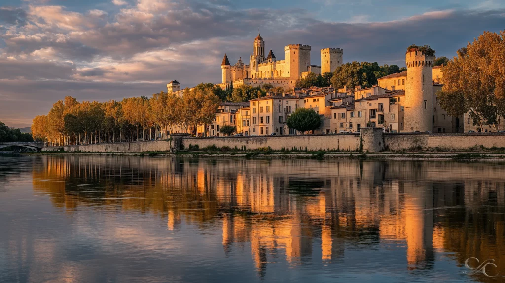 🍂 Autumn Moments in Avignon — sunlight, stone, and softly tailored days